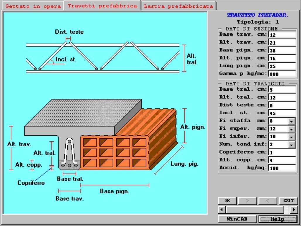 Calcolo solaio CDF Win - STS - Edilportale