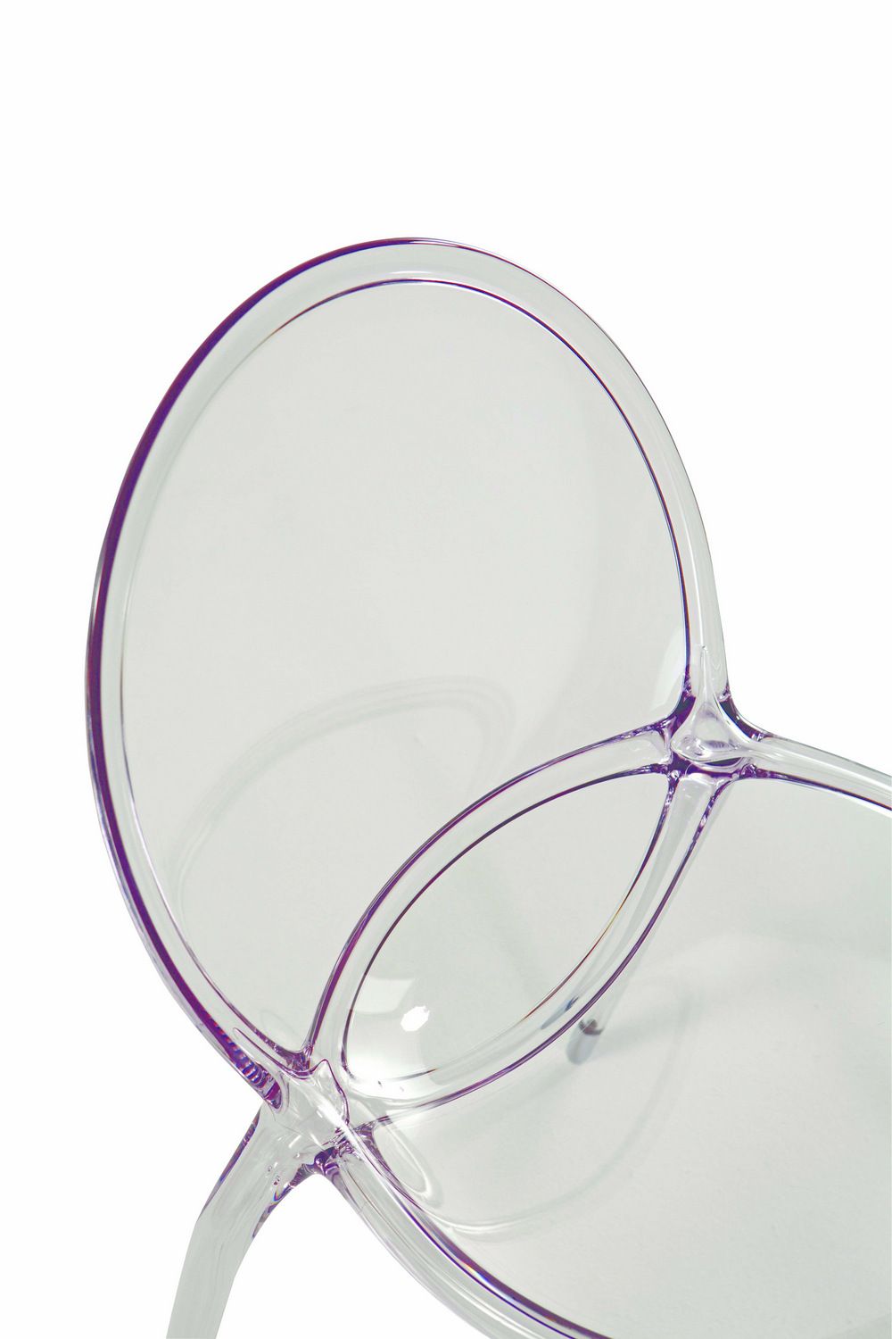 LOOP Stackable polycarbonate chair By Roche Bobois | design Cédric Ragot