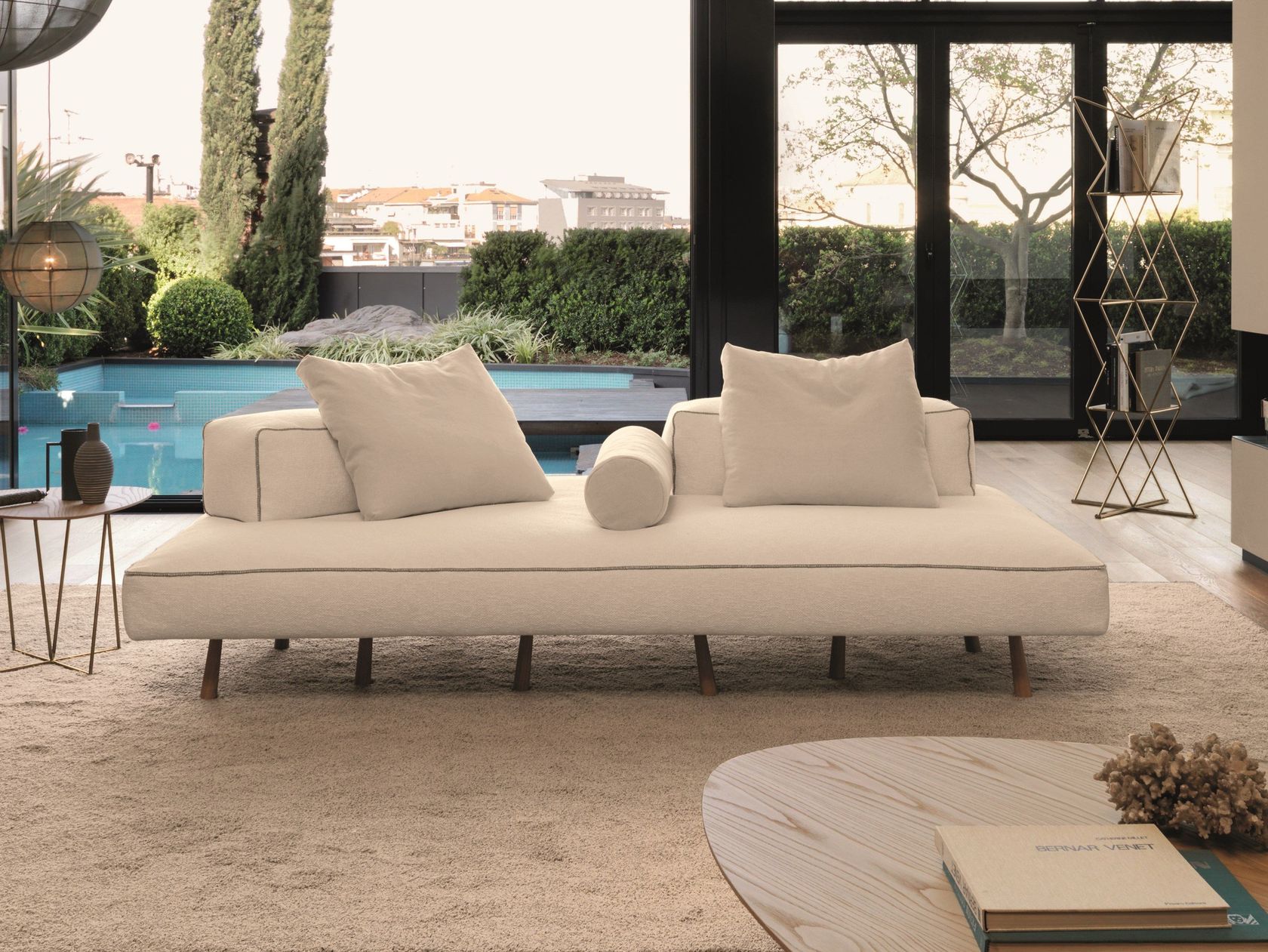 ENDOR 3 seater fabric sofa By Désirée divani | design Marc Sadler