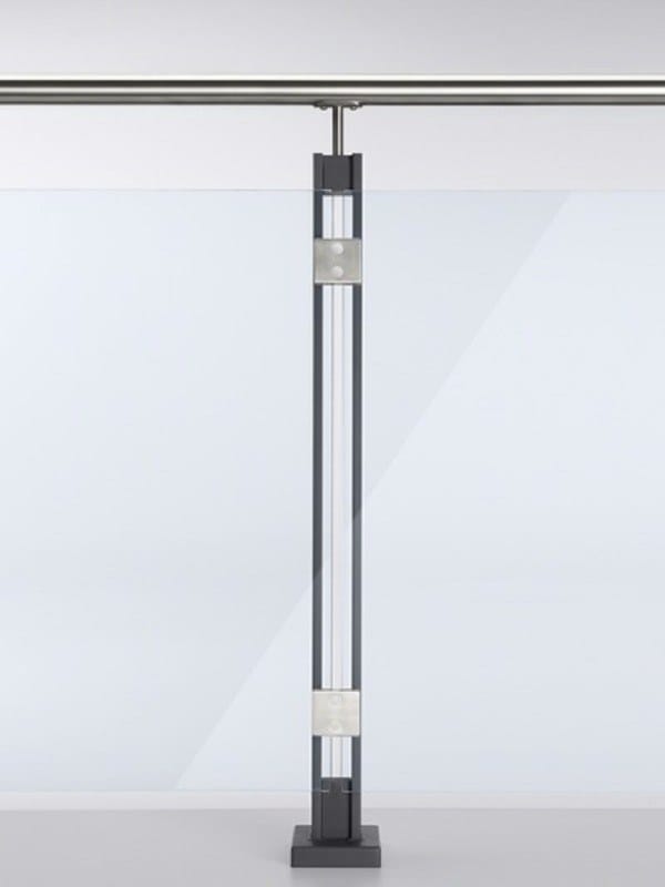 Aluminium parapet DUO LINE By Q-RAILING ITALIA