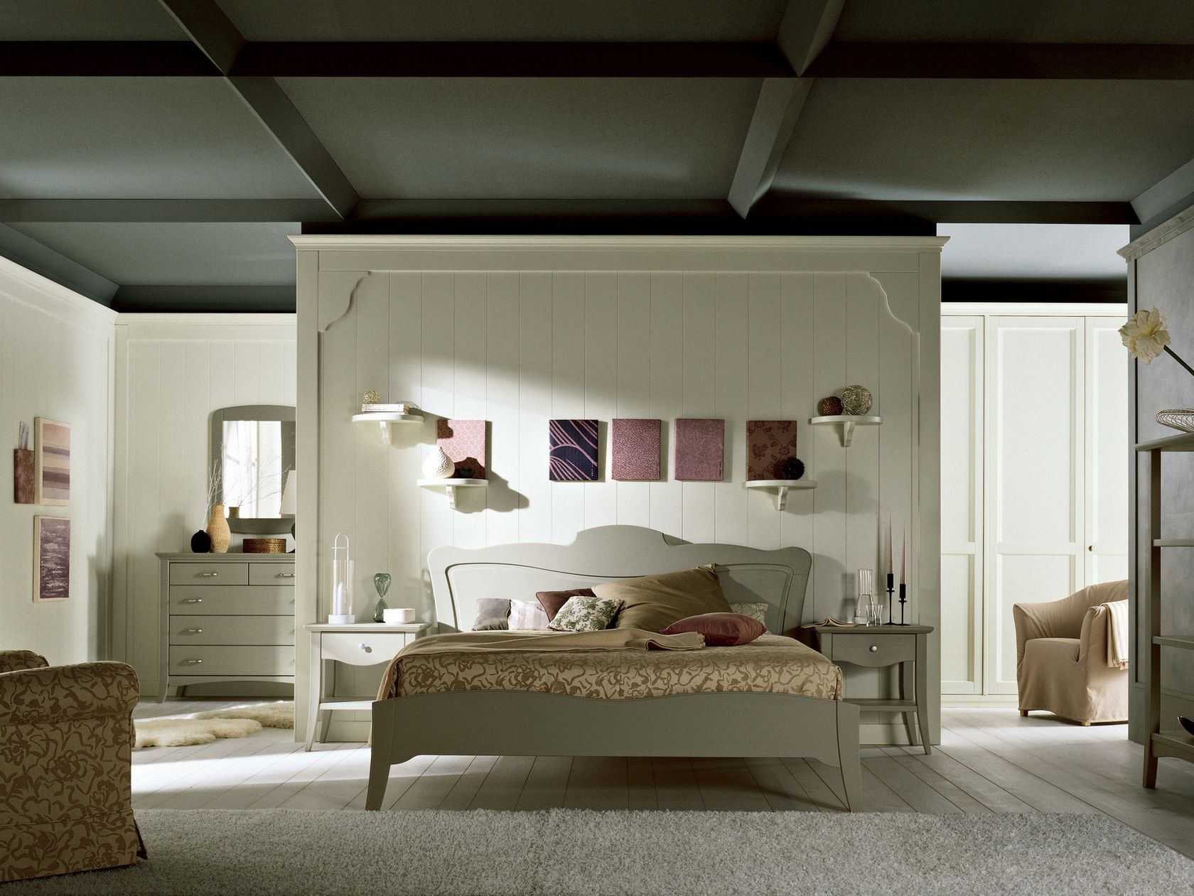 Spruce bedroom set NUOVO MONDO N04 By Scandola Mobili