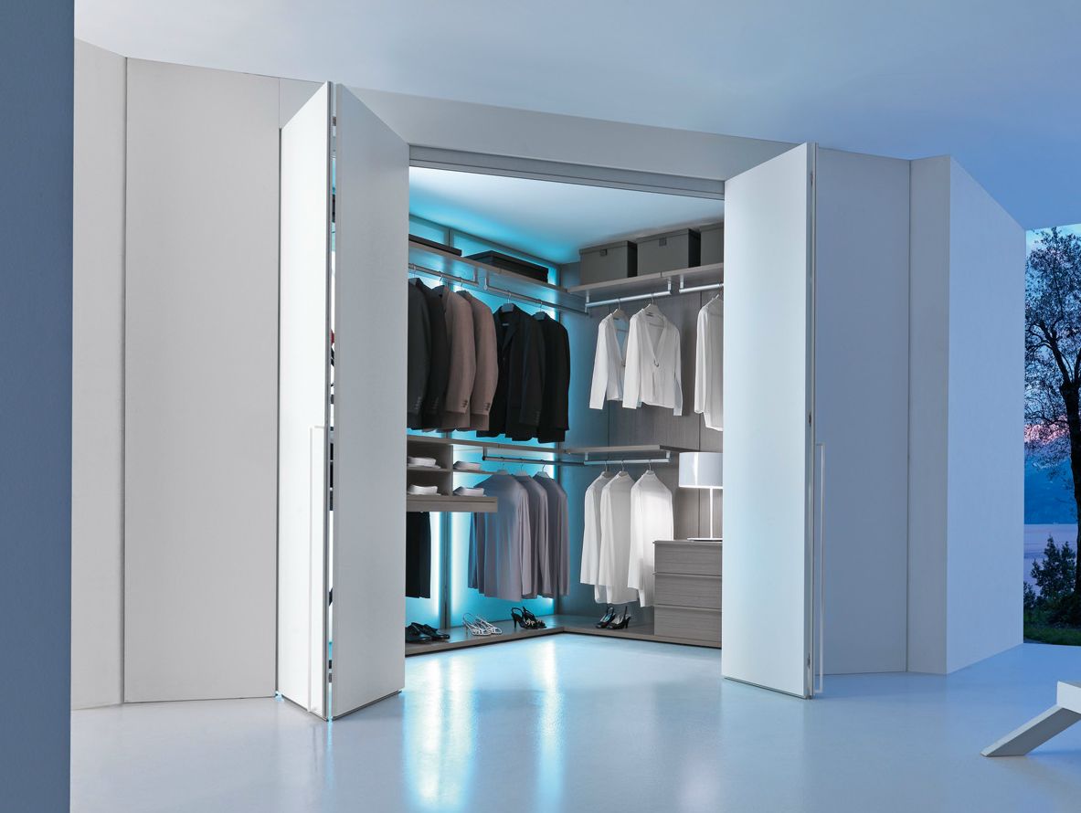 VARIUS | Corner walk-in wardrobe By Presotto design Tormena-neadesign