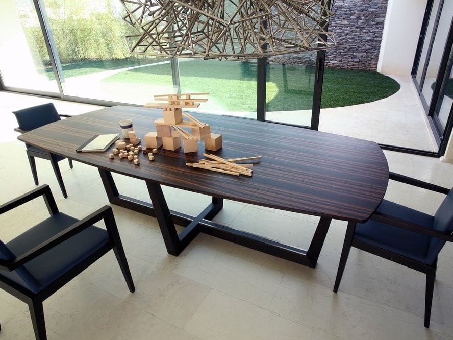 TORINO Rectangular wooden table By COLLI CASA
