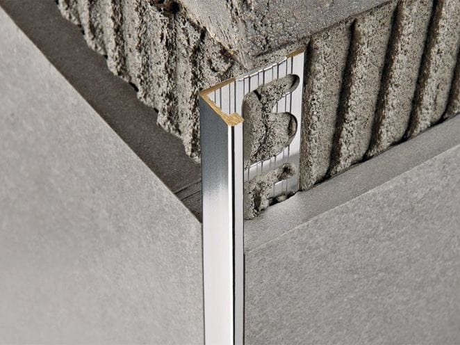 PROTERMINAL | Chromed brass edge profile By PROGRESS PROFILES