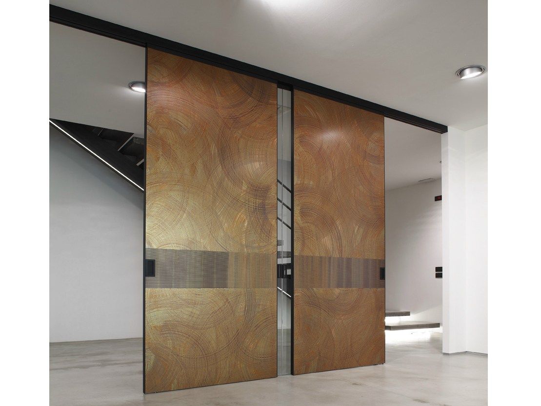 Copper leaf door panel UNIQUE ART By dekodur