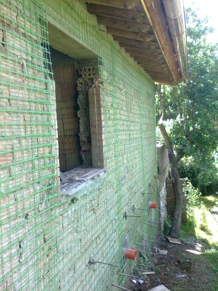 RI-STRUTTURA Intonaco armato CRM By Fibre Net