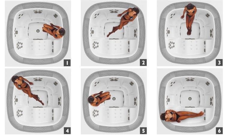 ENJOY Overflow hydromassage 6-seats minipool By Jacuzzi® | design DNA ...