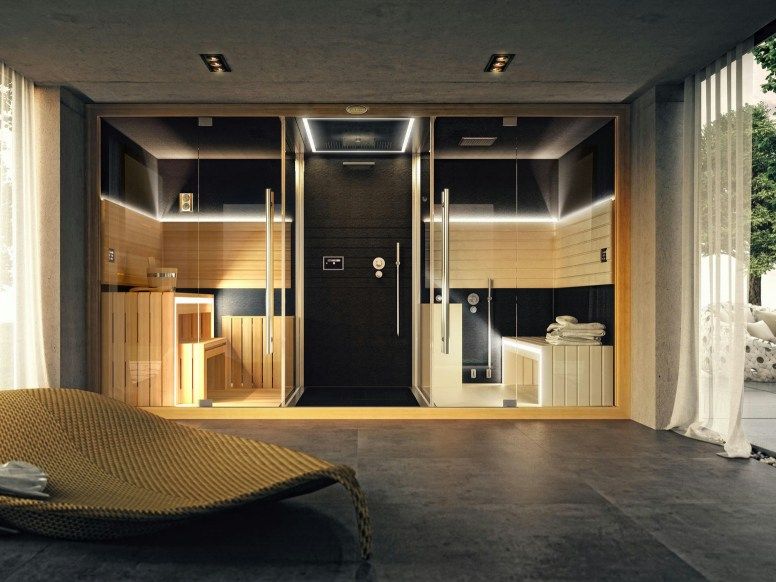 Sauna / turkish bath SASHA By Jacuzzi® design Alberto Apostoli