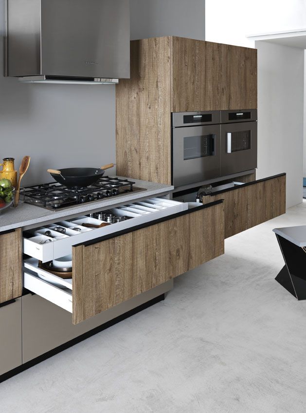 Cocina integral lineal ARIEL - COMPOSITION 3 By Cesar diseño Gian ...