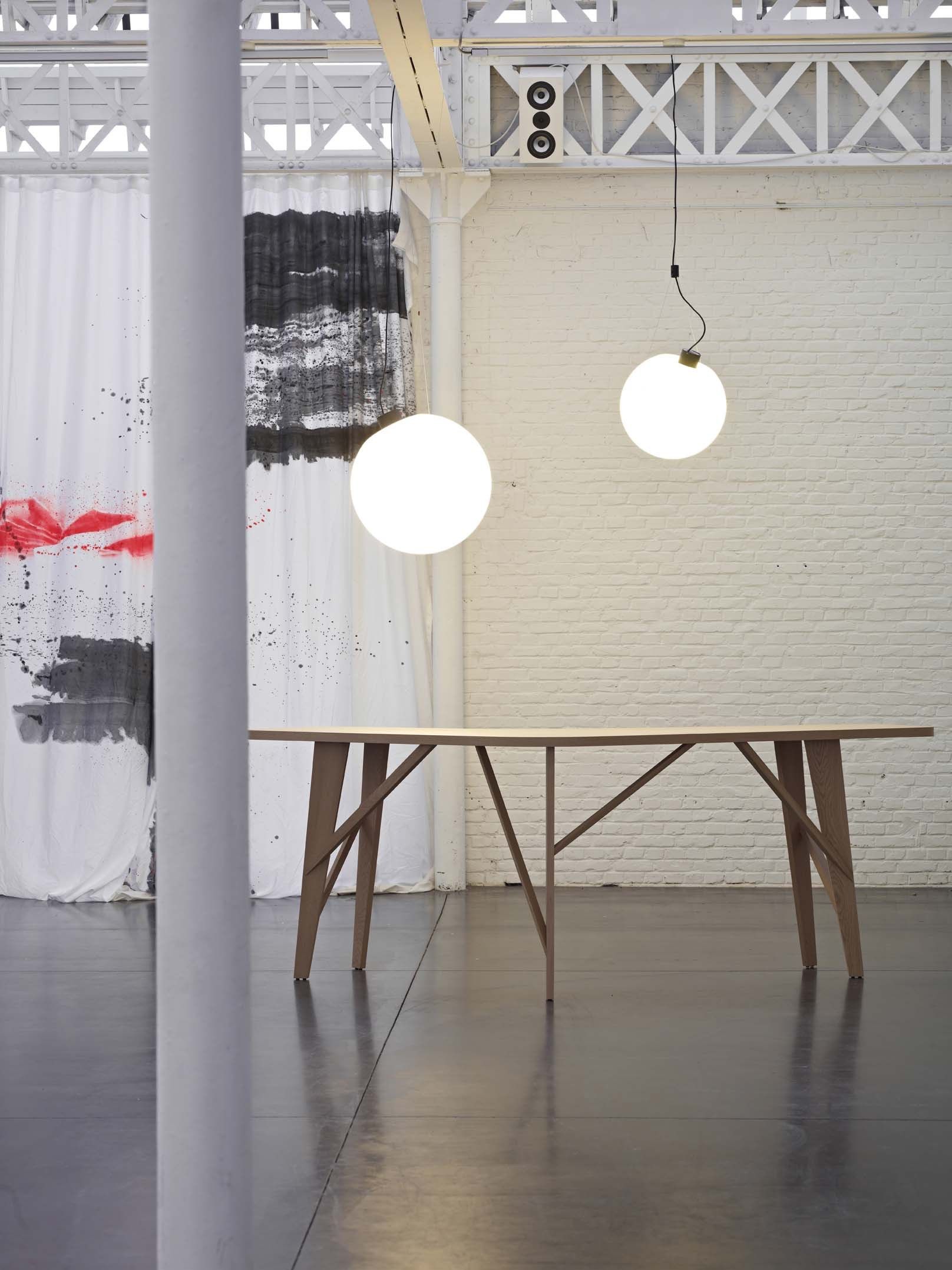 Wooden high table ROOM 26 BAR TABLE By Quinze & Milan