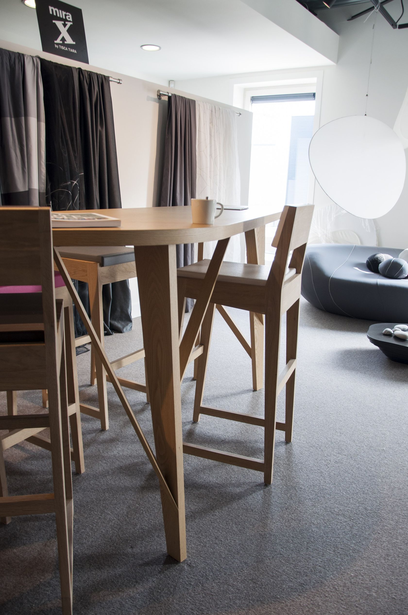 Wooden high table ROOM 26 BAR TABLE By Quinze & Milan