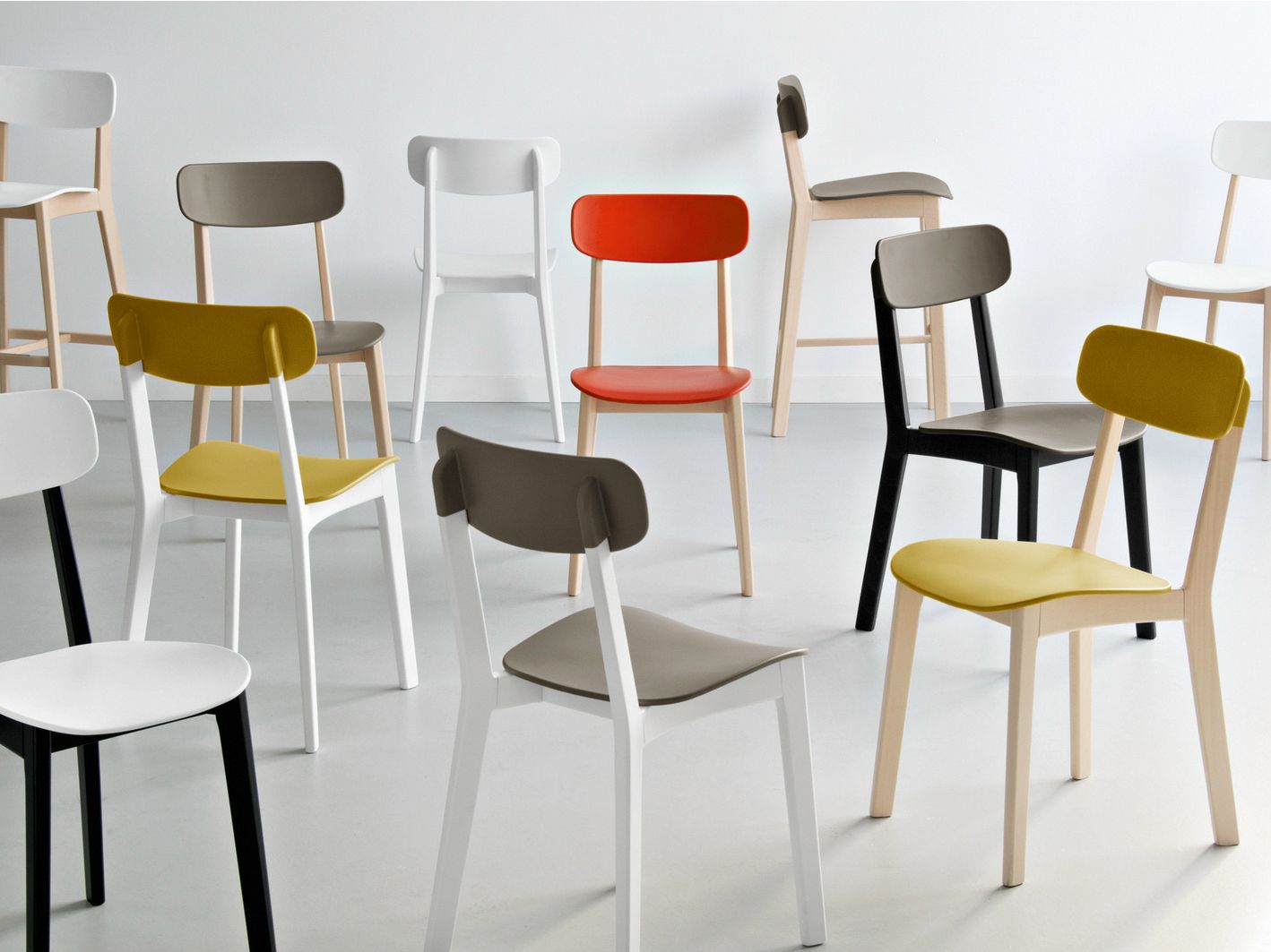 CREAM | Sedia By Calligaris design MrSmith® Studio