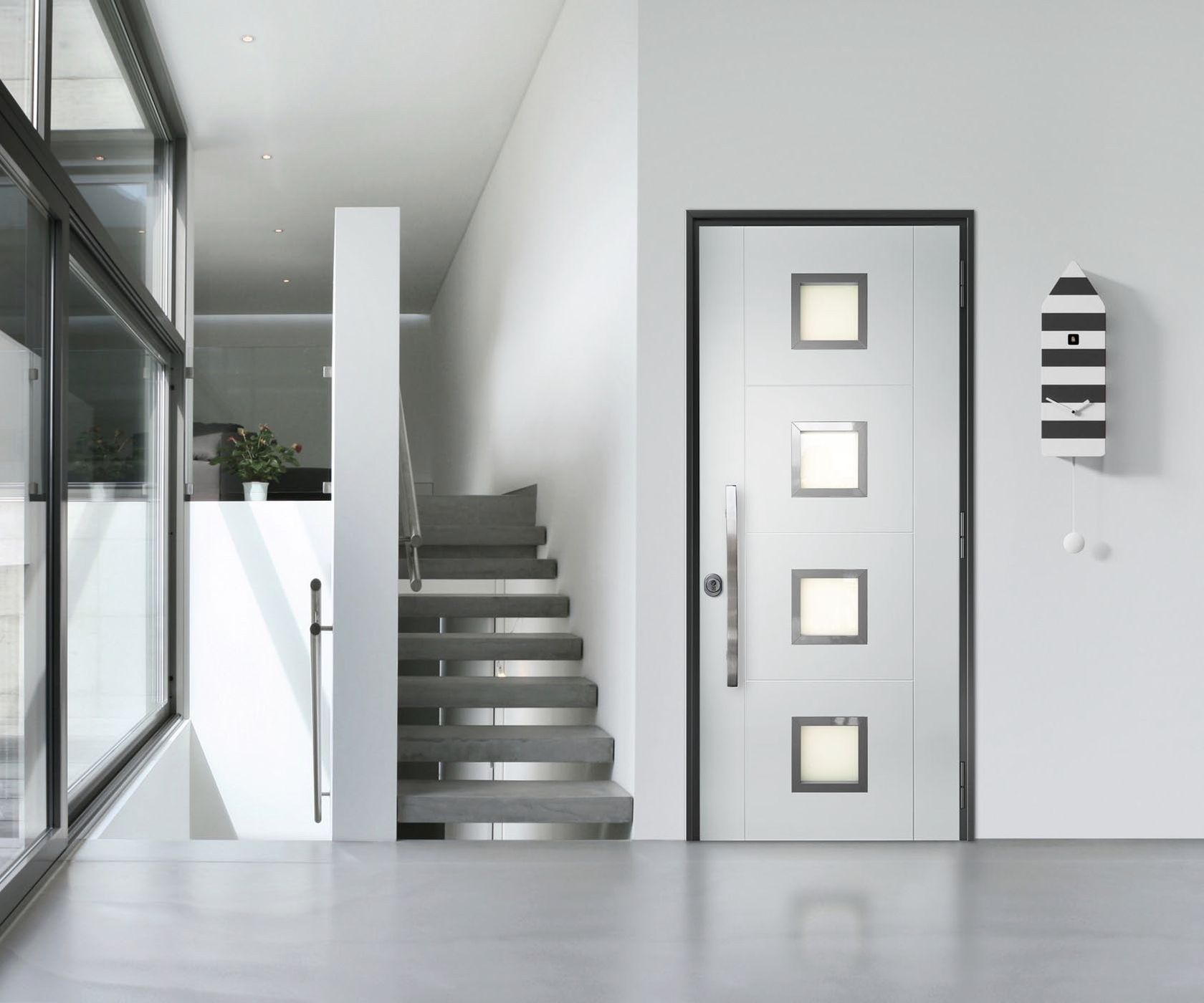 Glazed safety door FRAME By QUARTIERI LUIGI