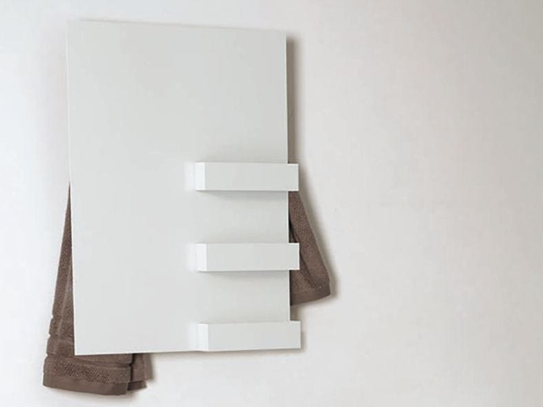 Scaldasalviette elettrico in alluminio a parete RECTANGLE & SHELVES By ...