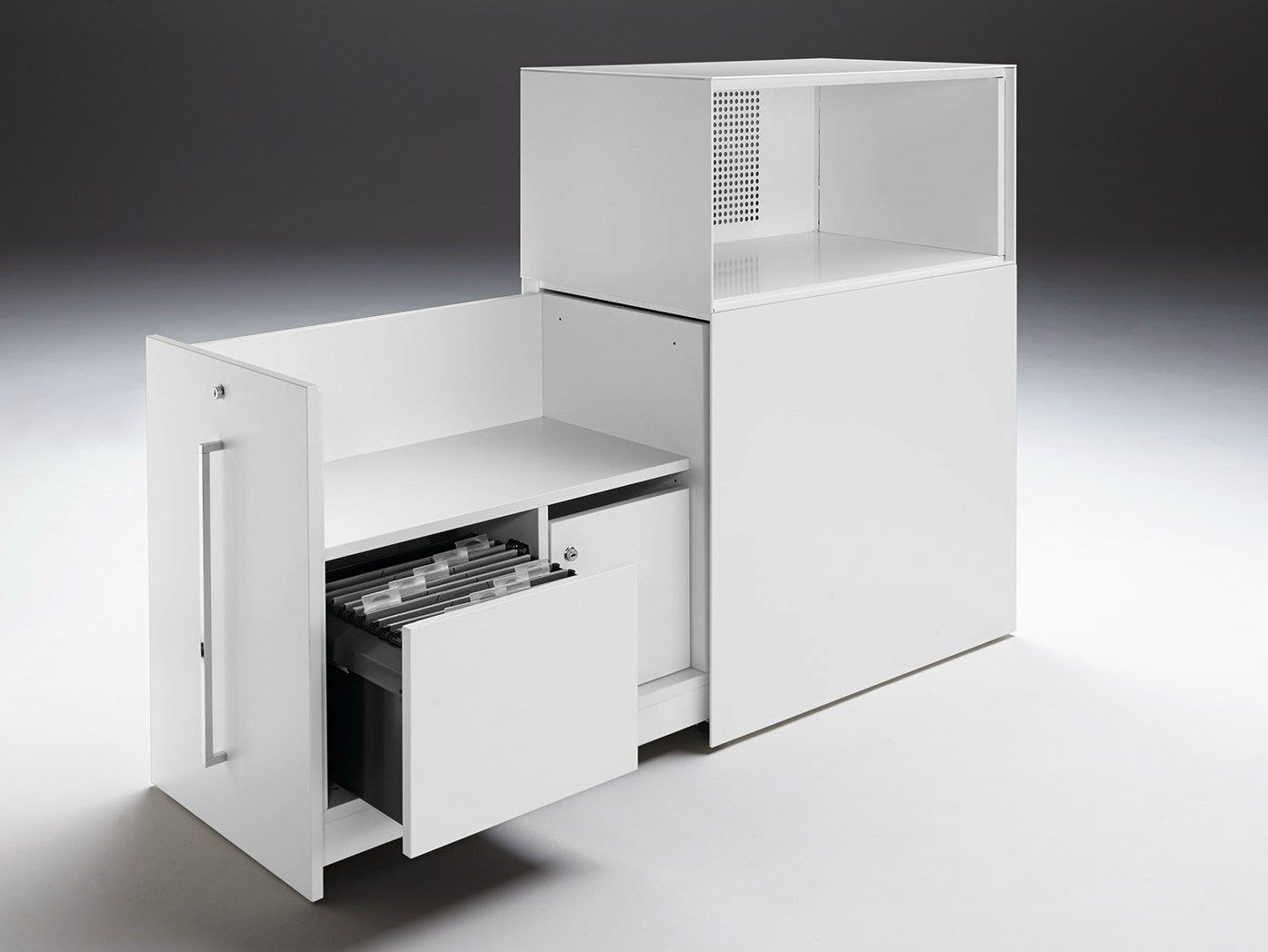 APOTHEKERSCHRANK Office storage unit with sliding doors with lock By ...