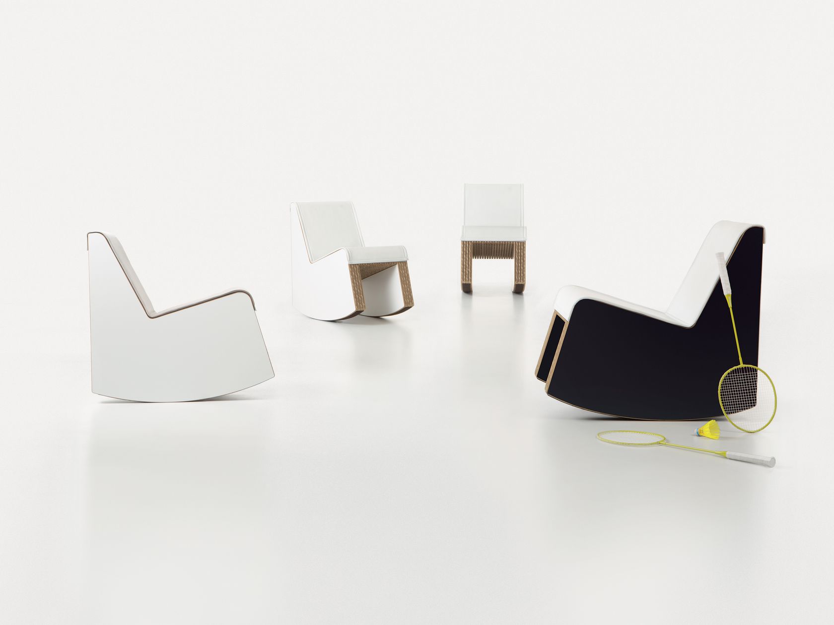 Poltrona a dondolo in carta kraft SWING By Staygreen design ...