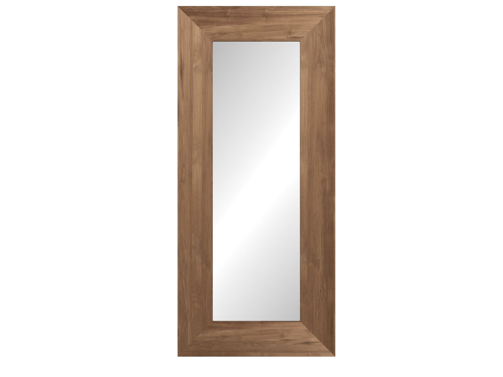 Freestanding rectangular framed mirror TEAK MIRROR By Ethnicraft