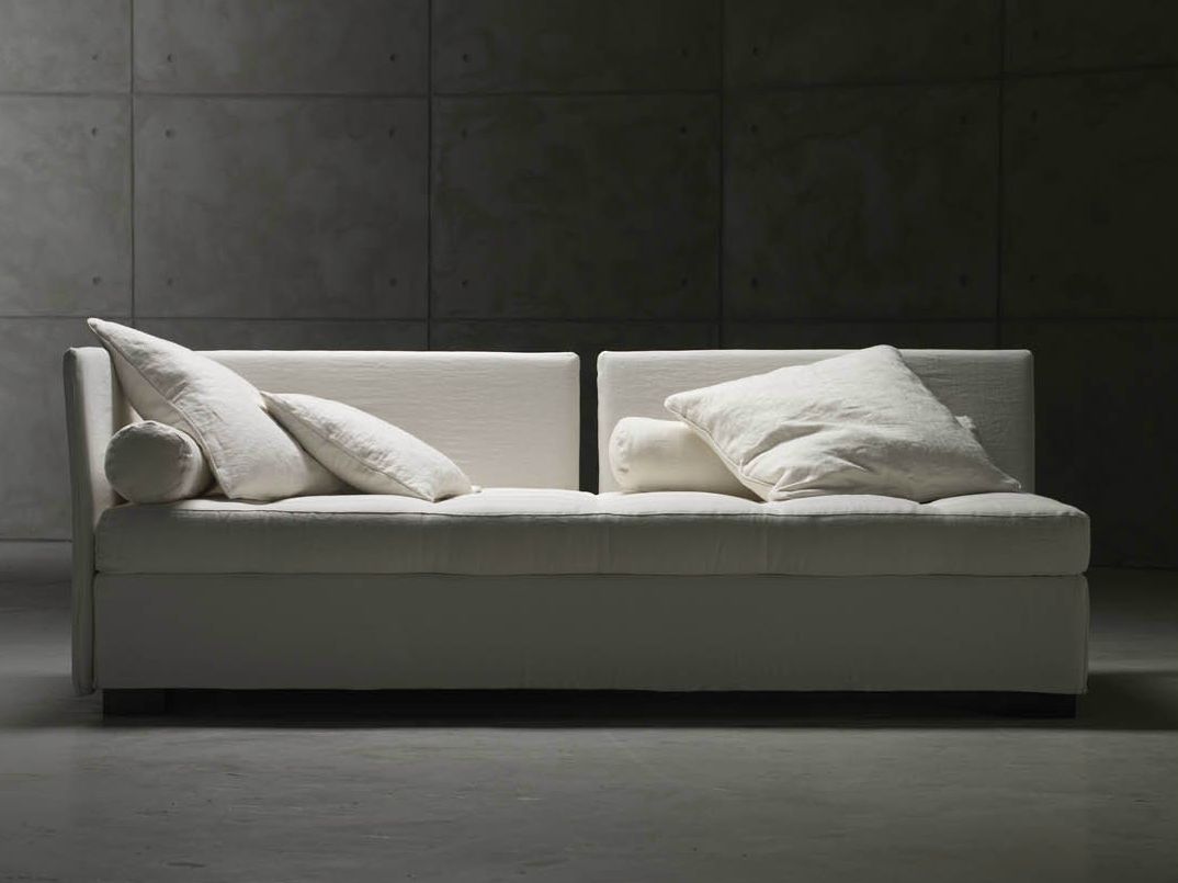 Fabric sofa bed with removable cover FIGI ISOLONA By Casamania & Horm