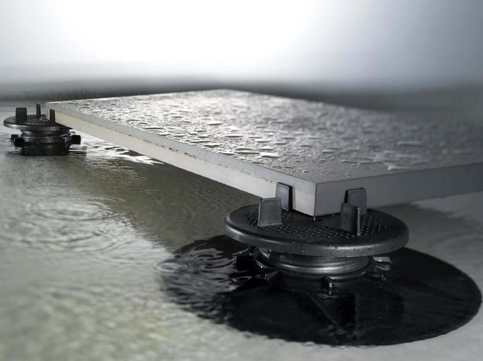 Fireproof indoor/outdoor floor tiles X-FLOOR By NEWFLOOR