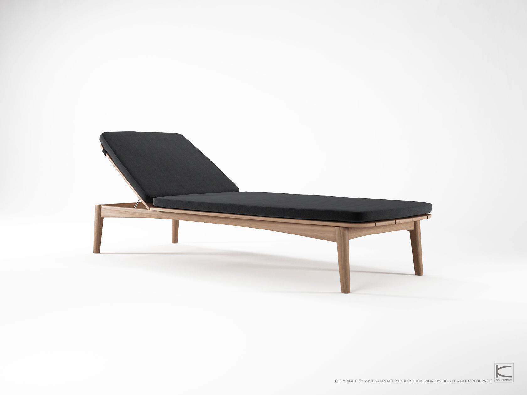 GRASSHOPPER | Sun lounger By KARPENTER design Hugues Revuelta