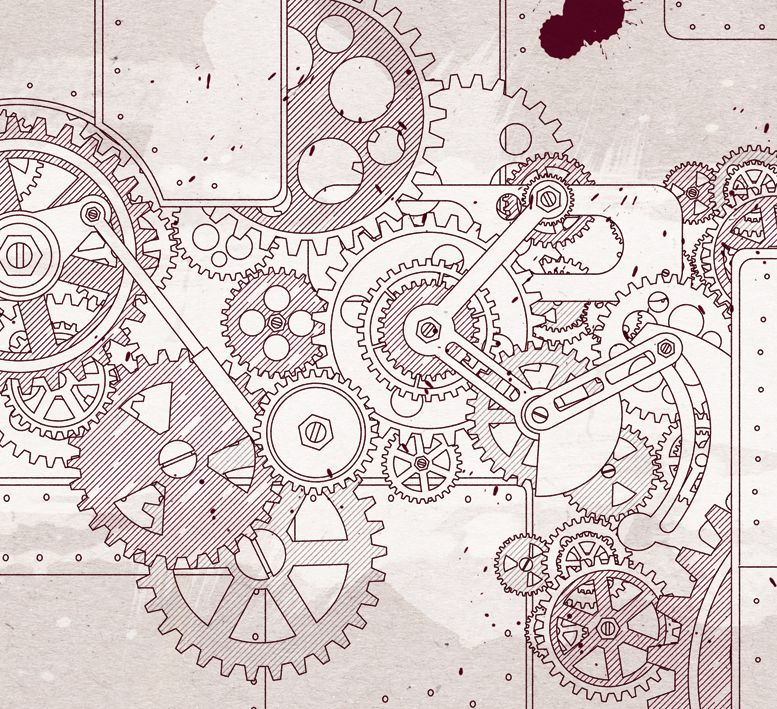 Wallpaper STEAMPUNK By Wall&decò