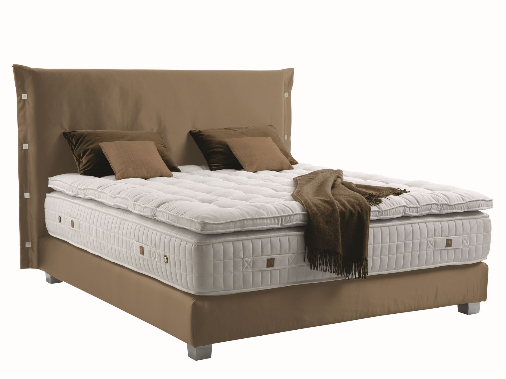 High upholstered headboard for double bed TRENCH By Treca Paris