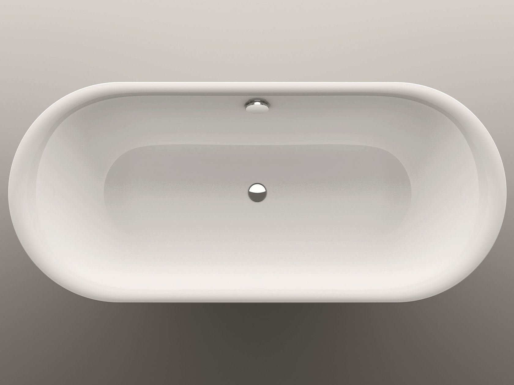 Semi-inset oval bathtub BETTELUX OVAL HIGHLINE By Bette design ...