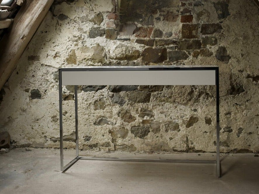 SMART | Writing desk Rectangular leather writing desk By YOMEI | design ...