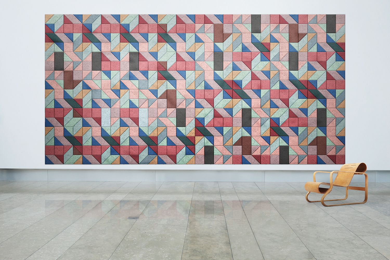 Acoustic Wood Wool Tiles BAUX ACOUSTIC TILES TRIANGLE By BAUX design ...