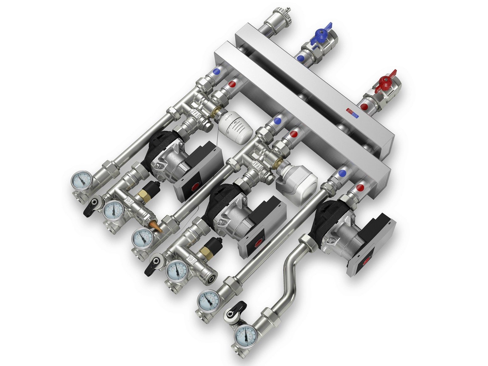 Modular boiler distribution system MULTIMIX C By IVAR