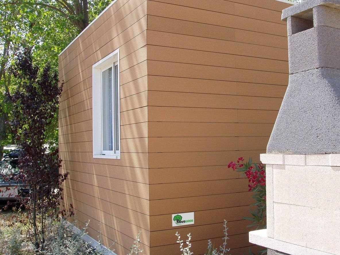 SKIN PRESTIGE Wood panel for facade By NOVOWOOD