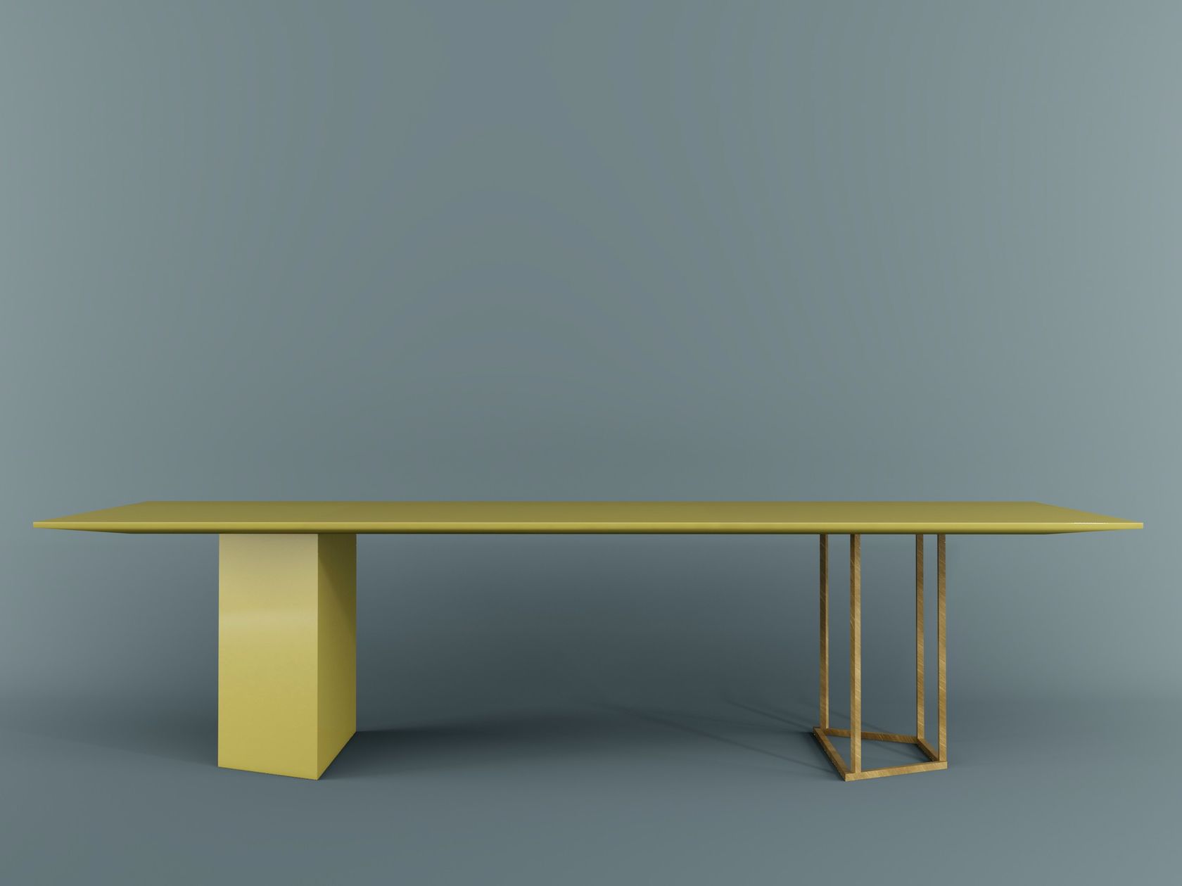PLINTO | Rectangular table By Meridiani design Andrea Parisio
