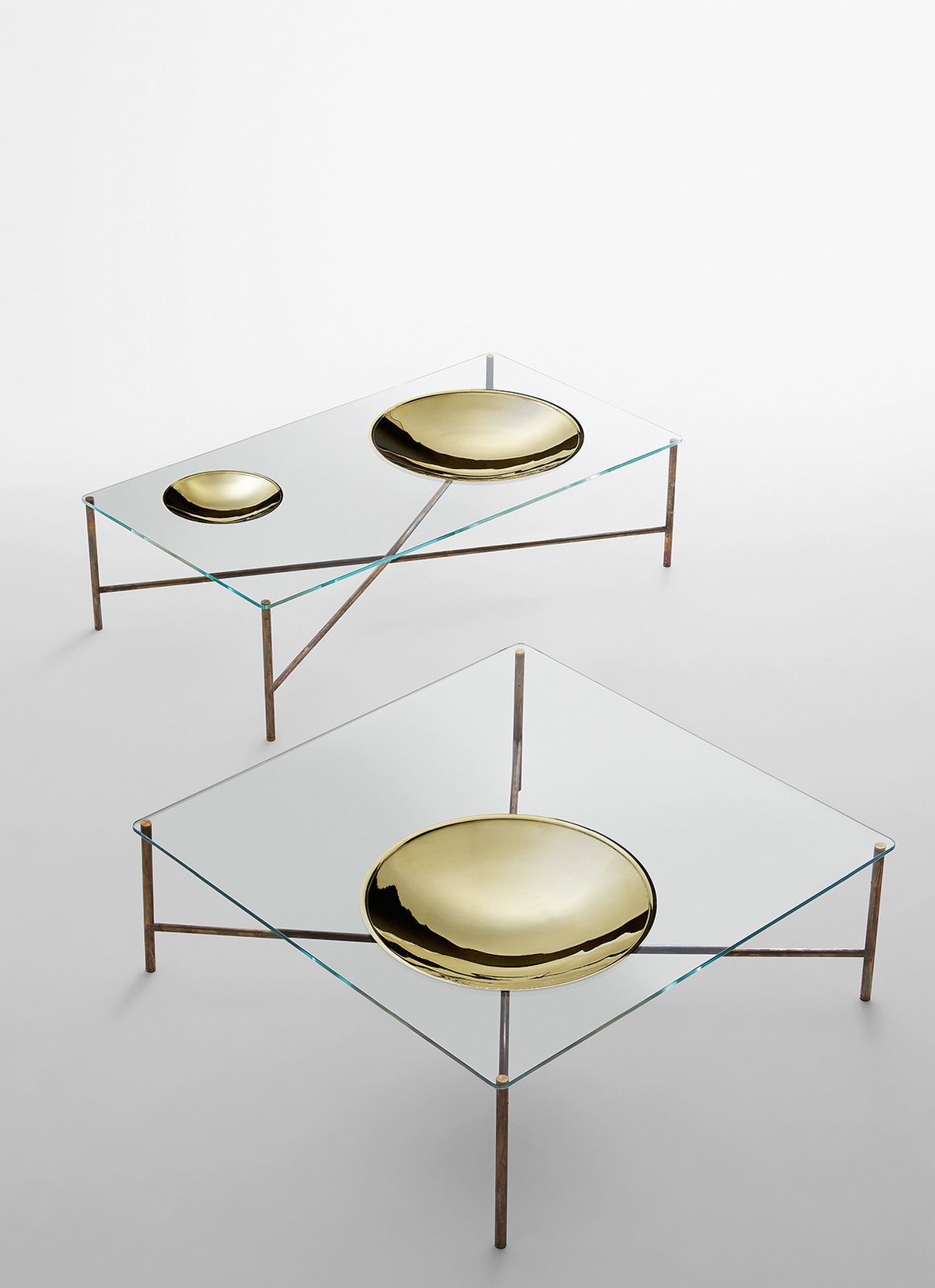 GOLDEN MOON | Tavolino rettangolare By Gallotti&Radice design Massimo ...
