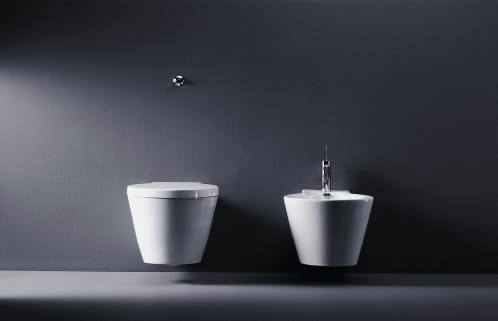 STARCK 1 Wall-hung ceramic toilet By Duravit | design Philippe Starck