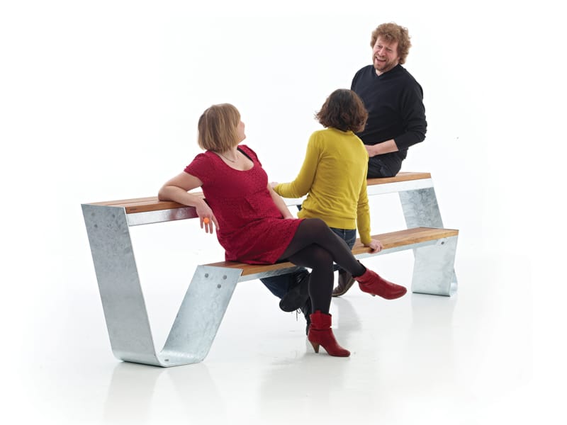 HOPPER BENCH Garden bench By Extremis | design Dirk Wynants