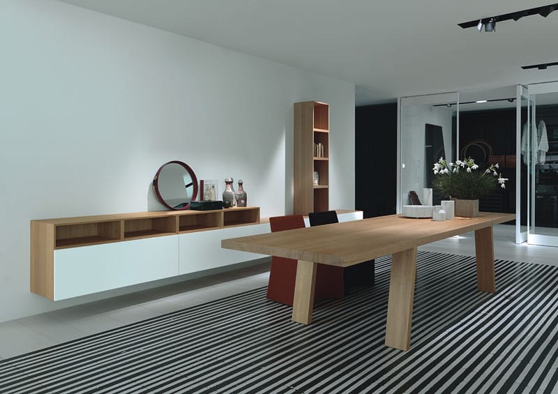 Tavolo rettangolare in legno MINIMO By Porro design Piero Lissoni