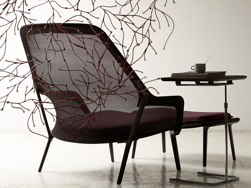 SLOW CHAIR Fabric armchair By Vitra | design Ronan & Erwan Bouroullec