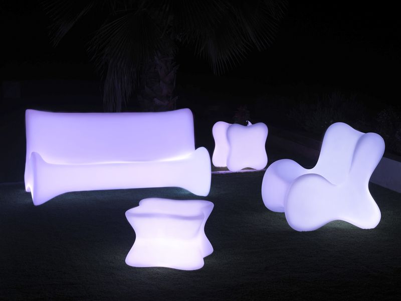 Garden sofa DOUX 180 By VONDOM design Karim Rashid