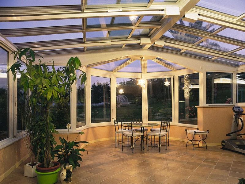 Sliding Roof Automatic sliding roof in aluminum By SUNROOM