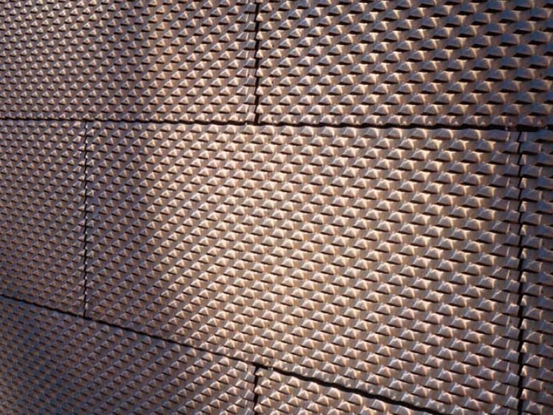 Stretched mesh for facade finish TECU® Design_mesh By KME Architectural ...
