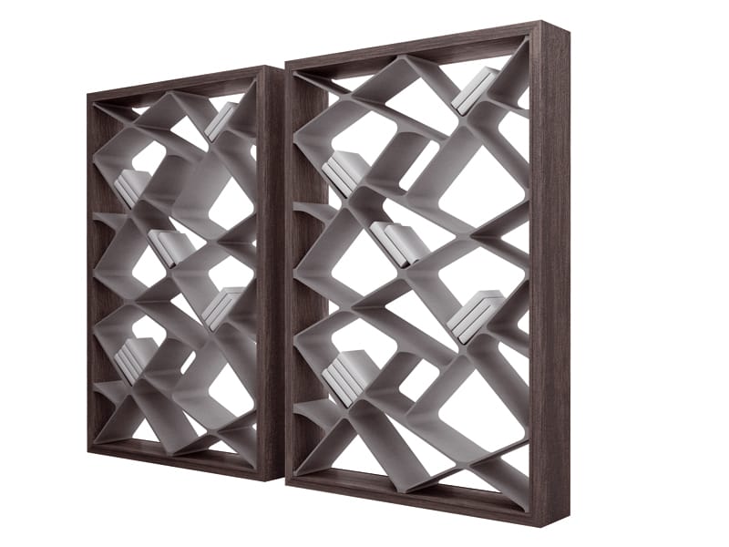 Freestanding double-sided bookcase SHANGHAI By ALIVAR design Giuseppe ...