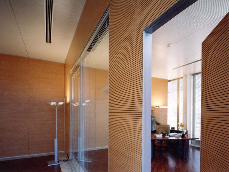 4AKUSTIK Sound absorbing MDF wall tiles By FANTONI