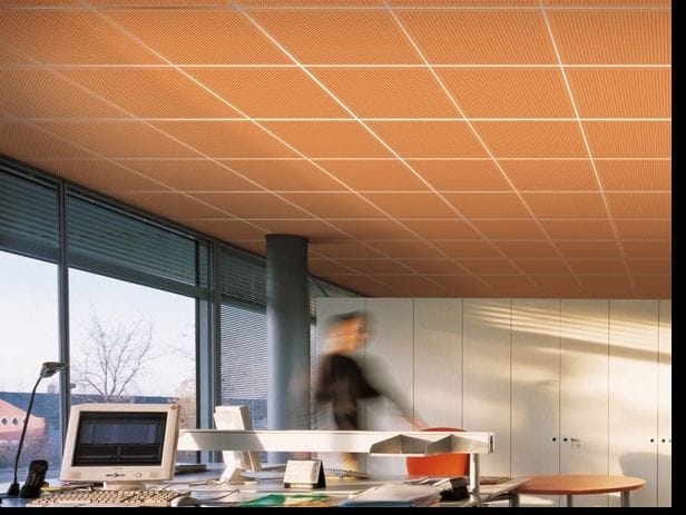 60x60/120 SYSTEM Pannelli per controsoffitto acustico in MDF By FANTONI