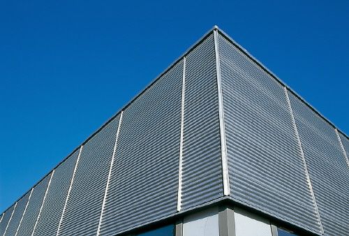 Metal sheet and panel for facade SINUS® By VMZINC