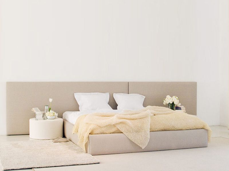 BED Fabric double bed By Woodnotes