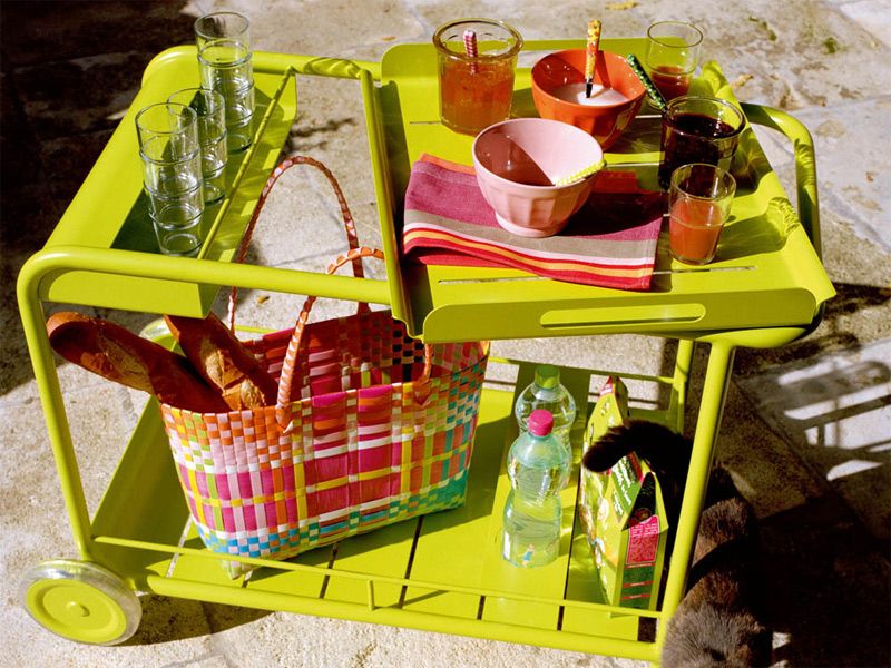 LUXEMBOURG | Garden trolley By Fermob design Frédéric Sofia