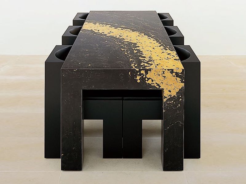 Mesa rectangular de madera X2 Colección X By Draenert diseño Oswald ...