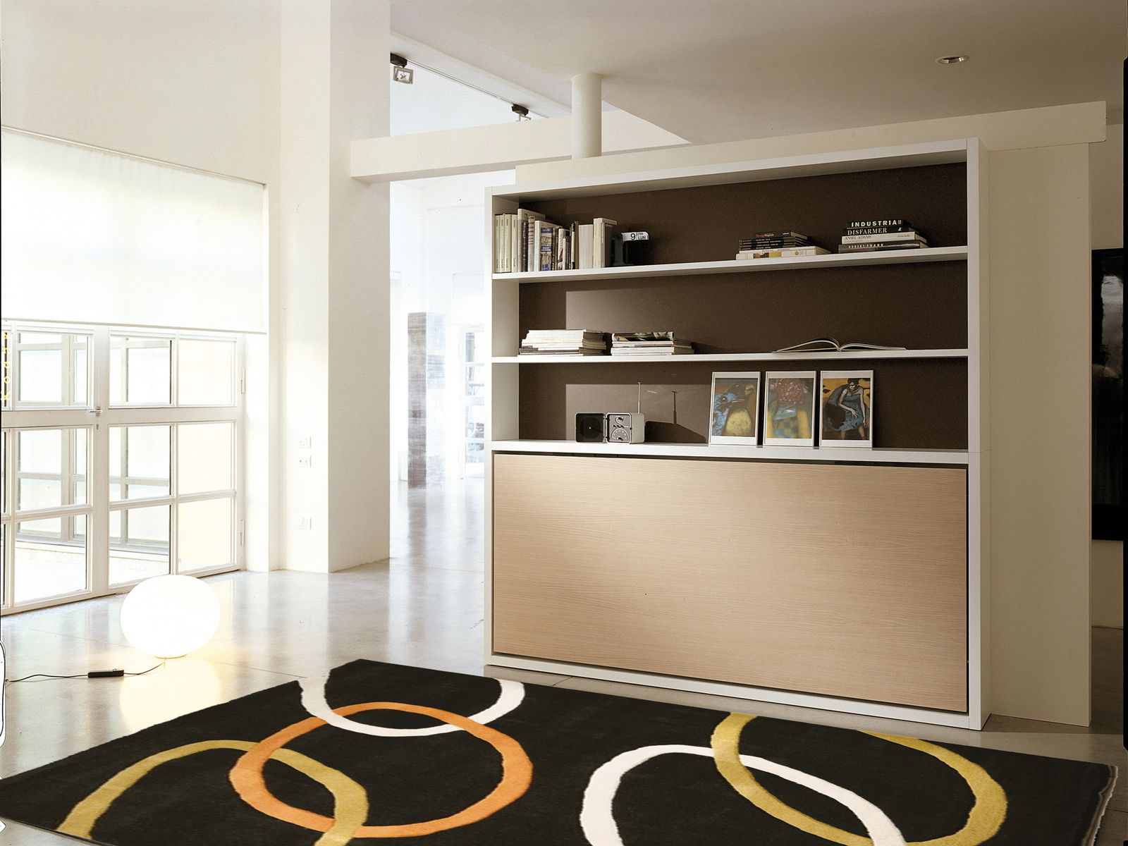 Pull-down single bed POPPI BOOK By CLEI