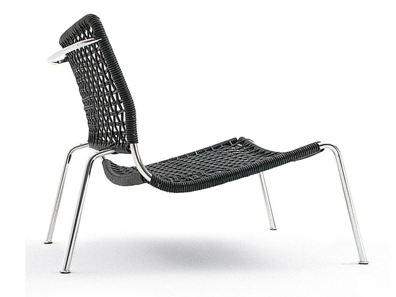 FROG Garden steel and PVC easy chair By Living Divani