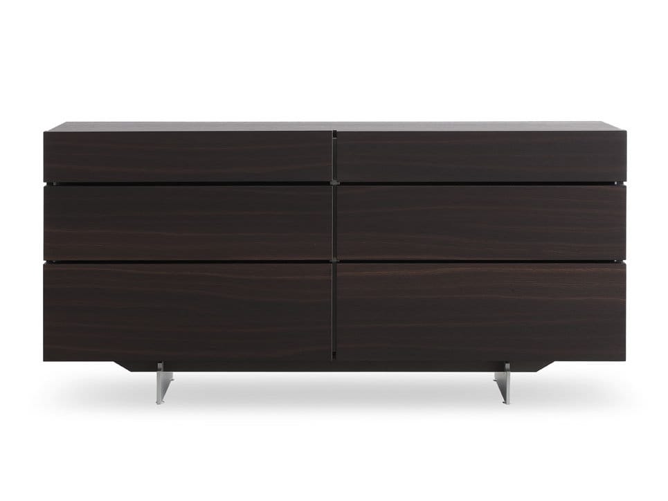 Oak chest of drawers PANDORA NIGHT By Poliform design Jean-Marie Massaud